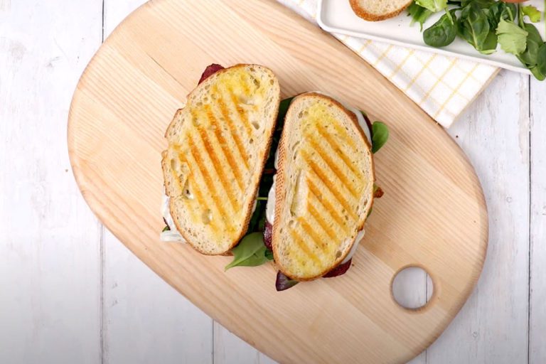 Canadian Turkey Bacon Bagel Sandwich - Godshall's - Real Wood Smoked ...