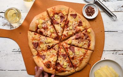 Canadian Turkey Bacon Hawaiian Pizza - Godshall's - Real Wood Smoked ...